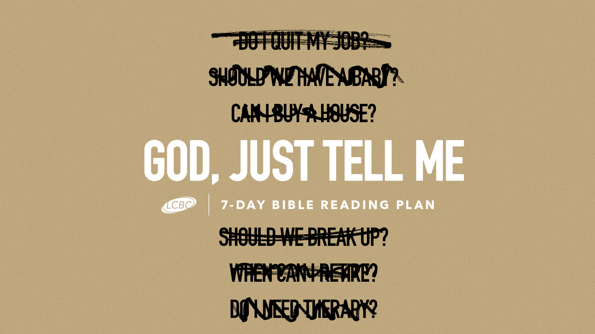 "God, Just Tell Me!" Recognizing God's Voice & Following His Will ...